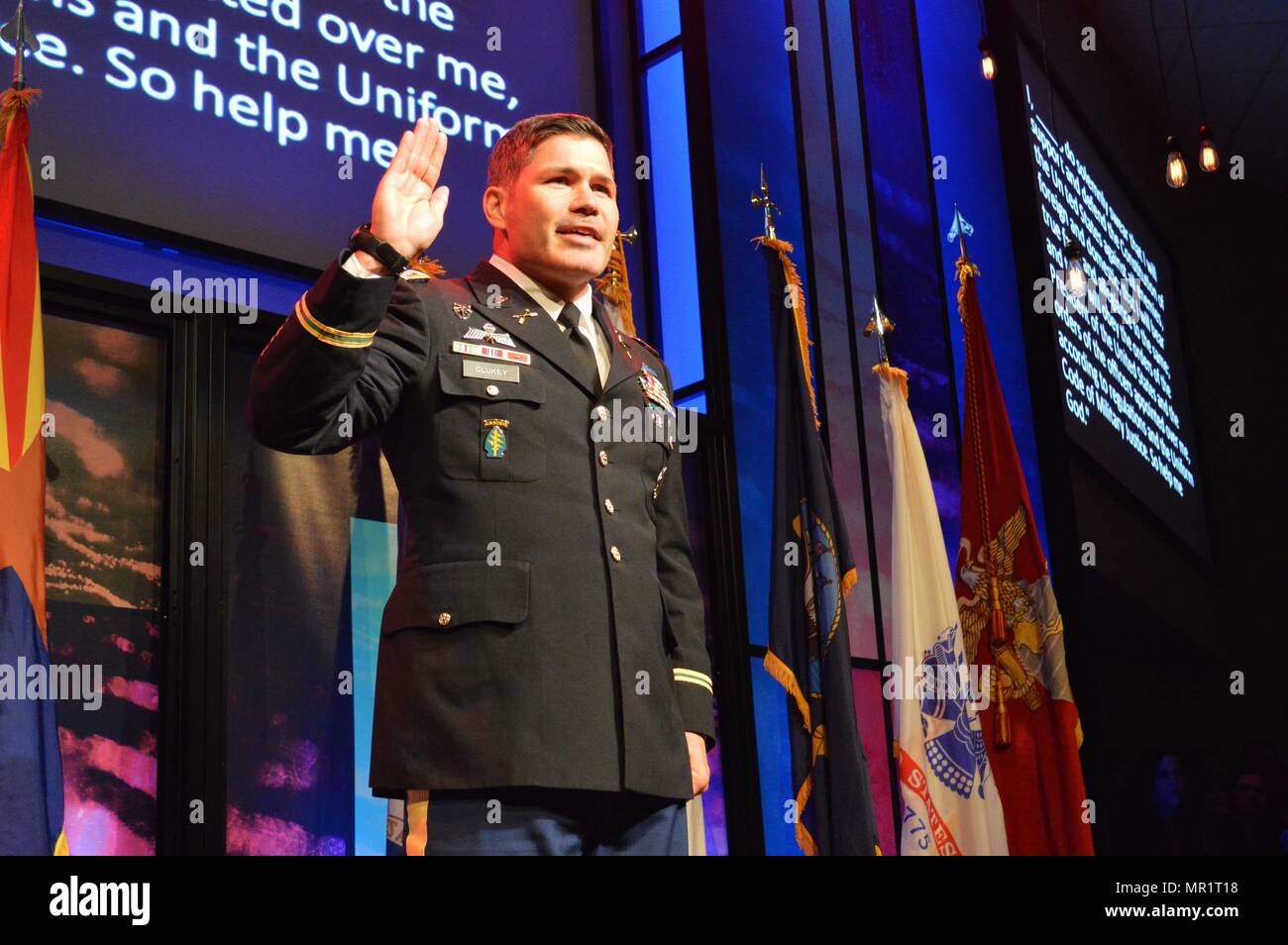 Lt Col David Clukey Commander Phoenix Recruiting Battalion