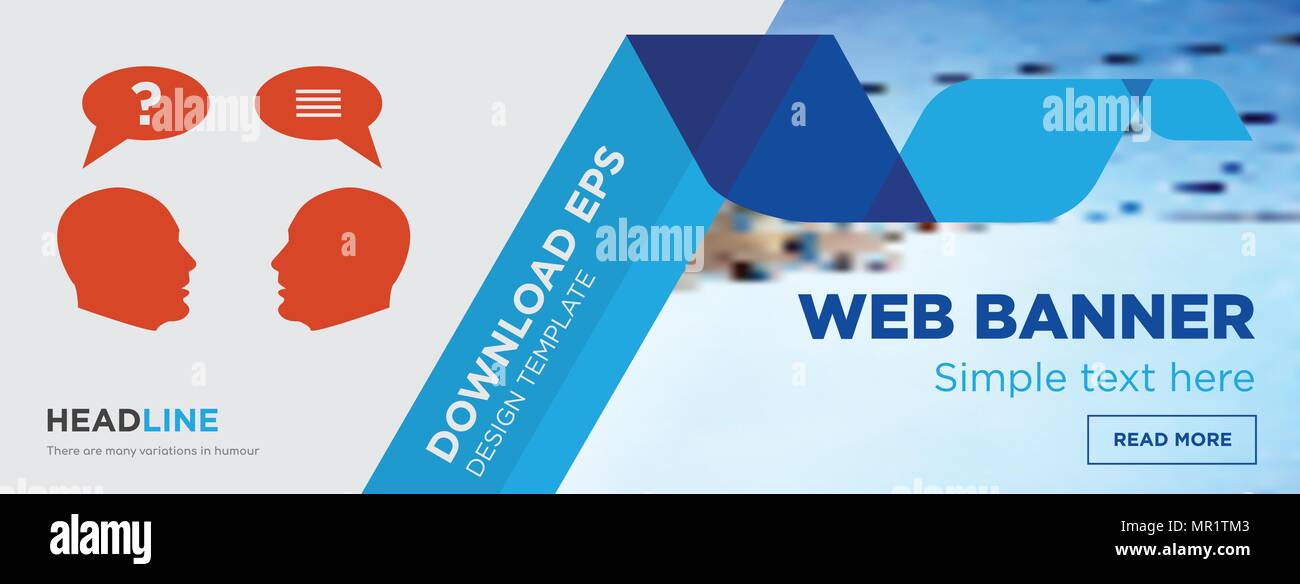 inquiry concept horizontal webpage banner template design on abstract ...