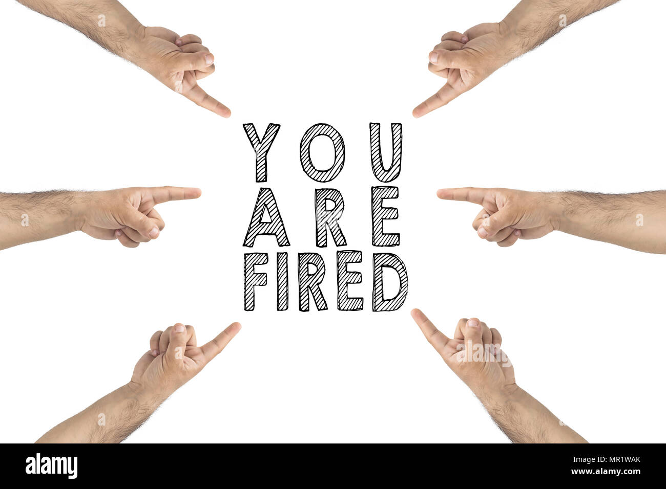 Youarefired hi-res stock photography and images - Alamy