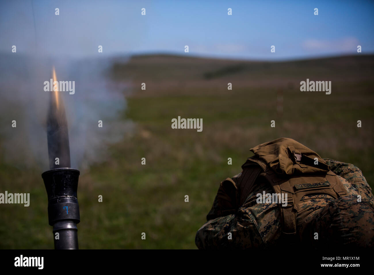 U.S. Marine Cpl. Kyle Campbell, a heavy equipment operator with Black ...
