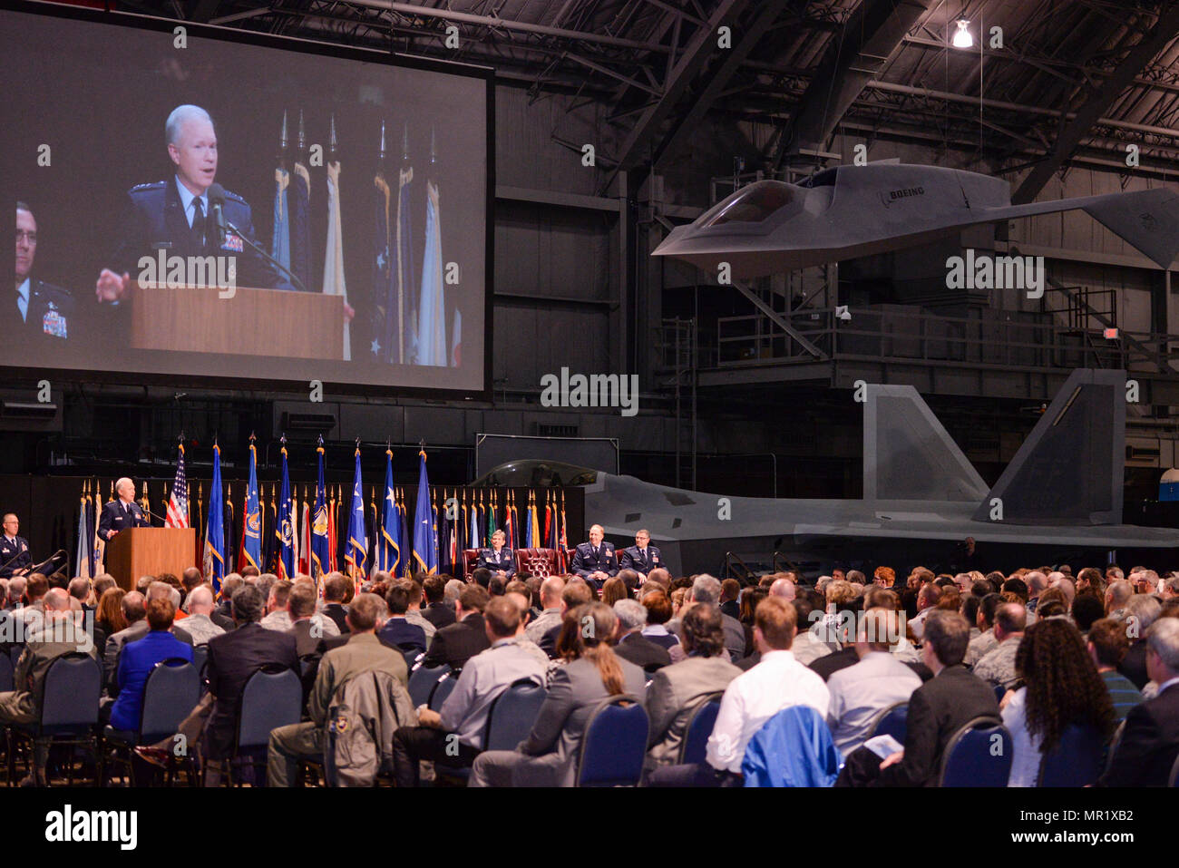 Lt. Gen. John F. Thompson, outgoing Air Force Life Cycle Management ...