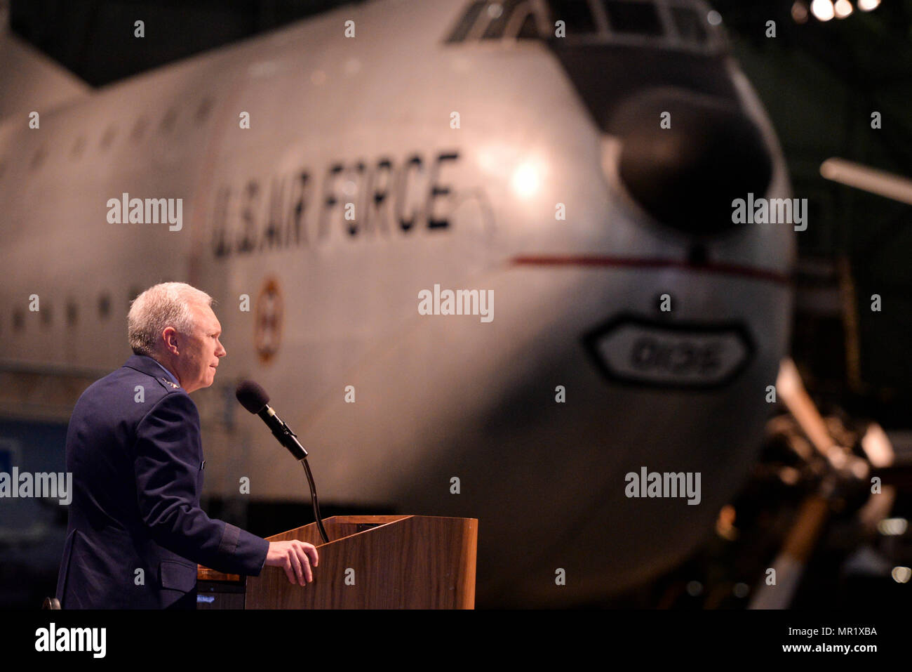 Lt. Gen. John F. Thompson, outgoing Air Force Life Cycle Management ...
