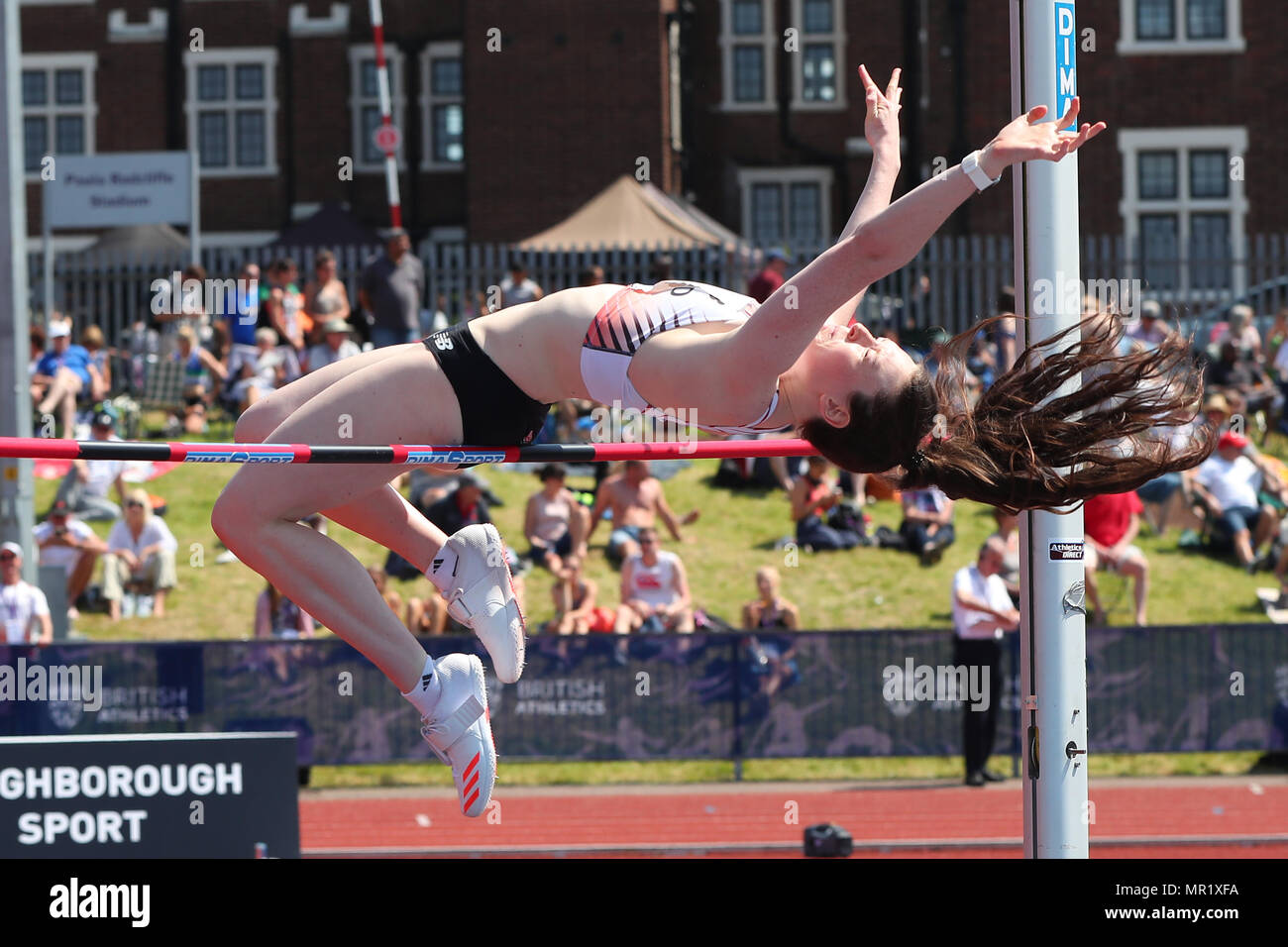 Loughborough, England, 20th, May, 2018. Emily Borthwick competing in ...