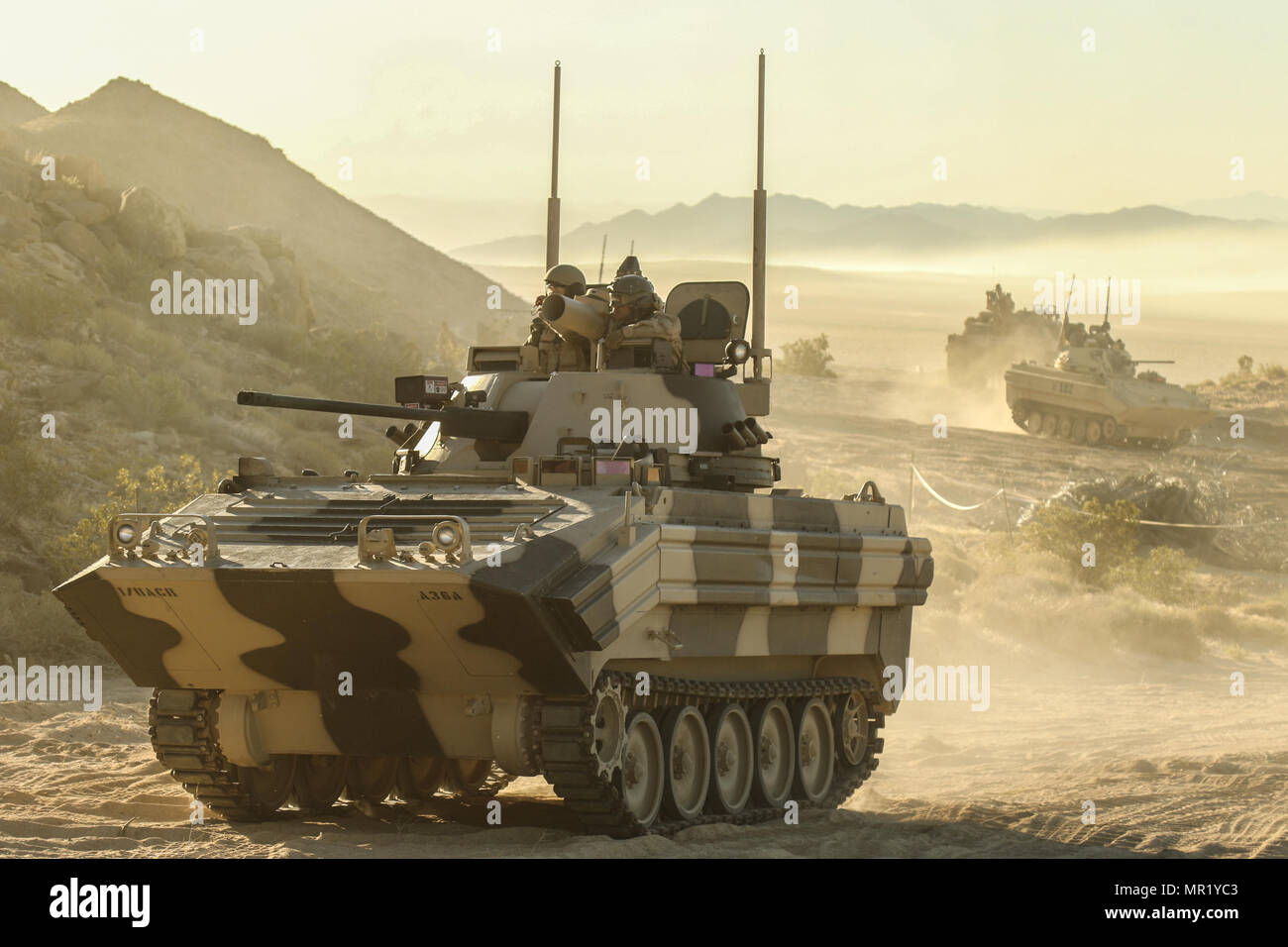 FORT IRWIN, Calif. — OPFOR Surrogate Vehicles and Main Battle Tanks ...