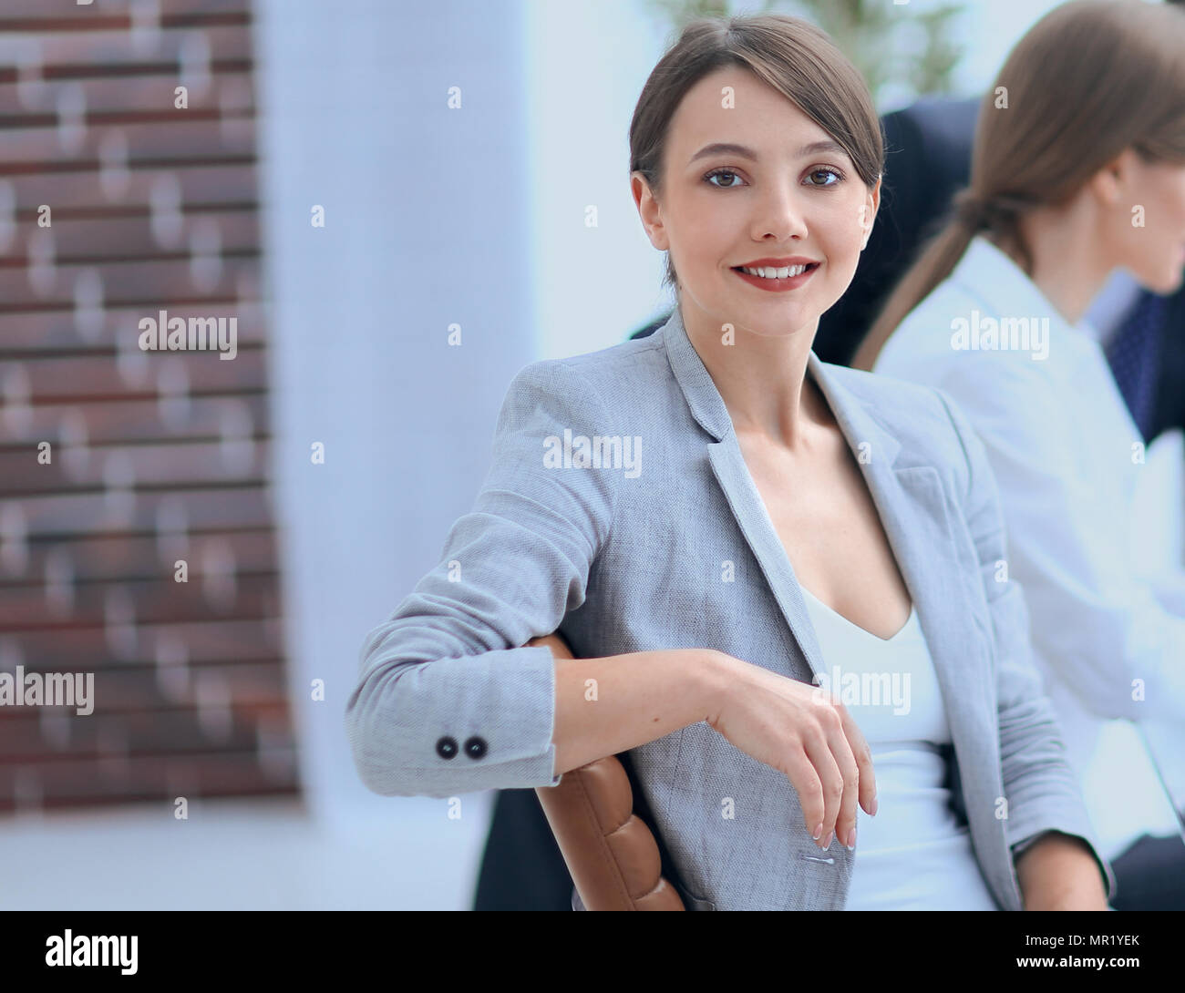 portrait of successful business women in the workplace Stock Photo - Alamy