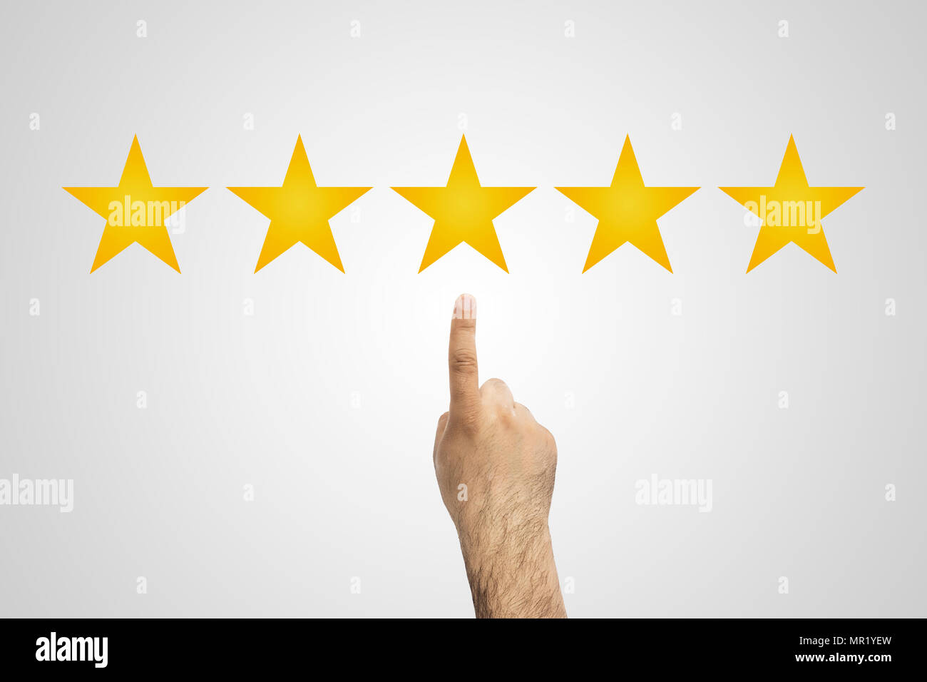 Rate. 5 stars. Hand click on five yellow stars to increase rating ...