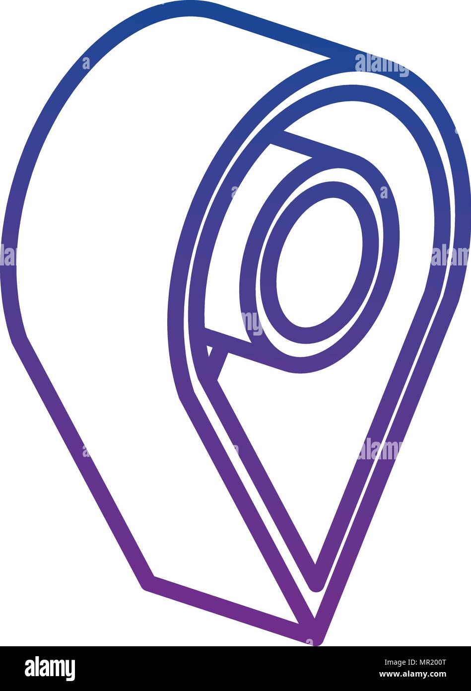 pin pointer location isometric icon Stock Vector Image & Art - Alamy