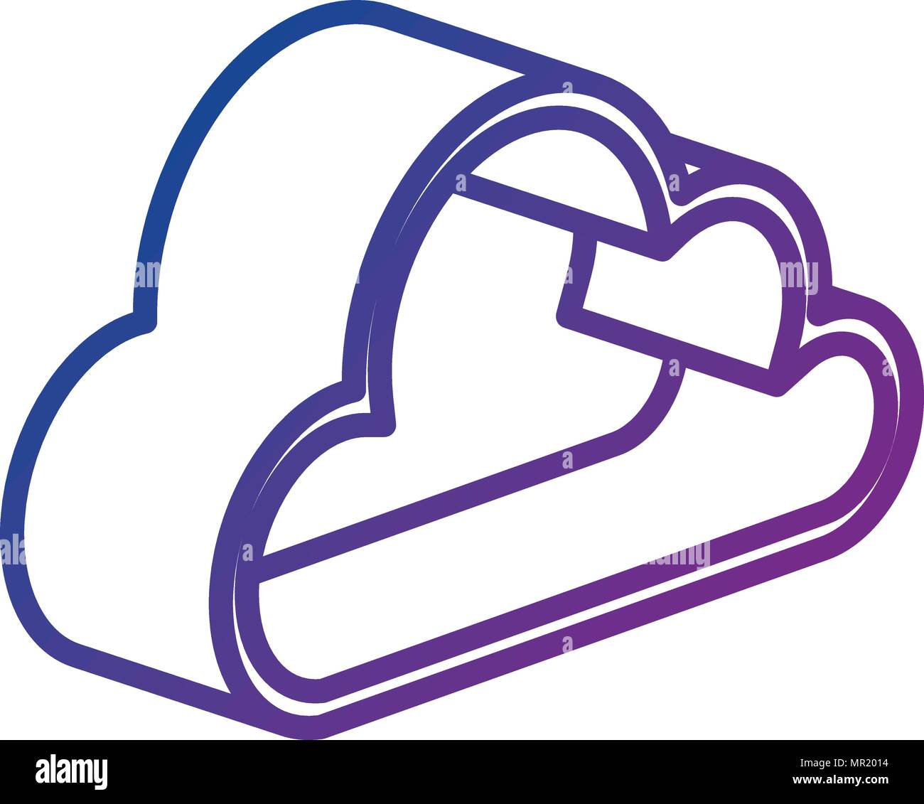 cloud computing isometric icon Stock Vector Image & Art - Alamy