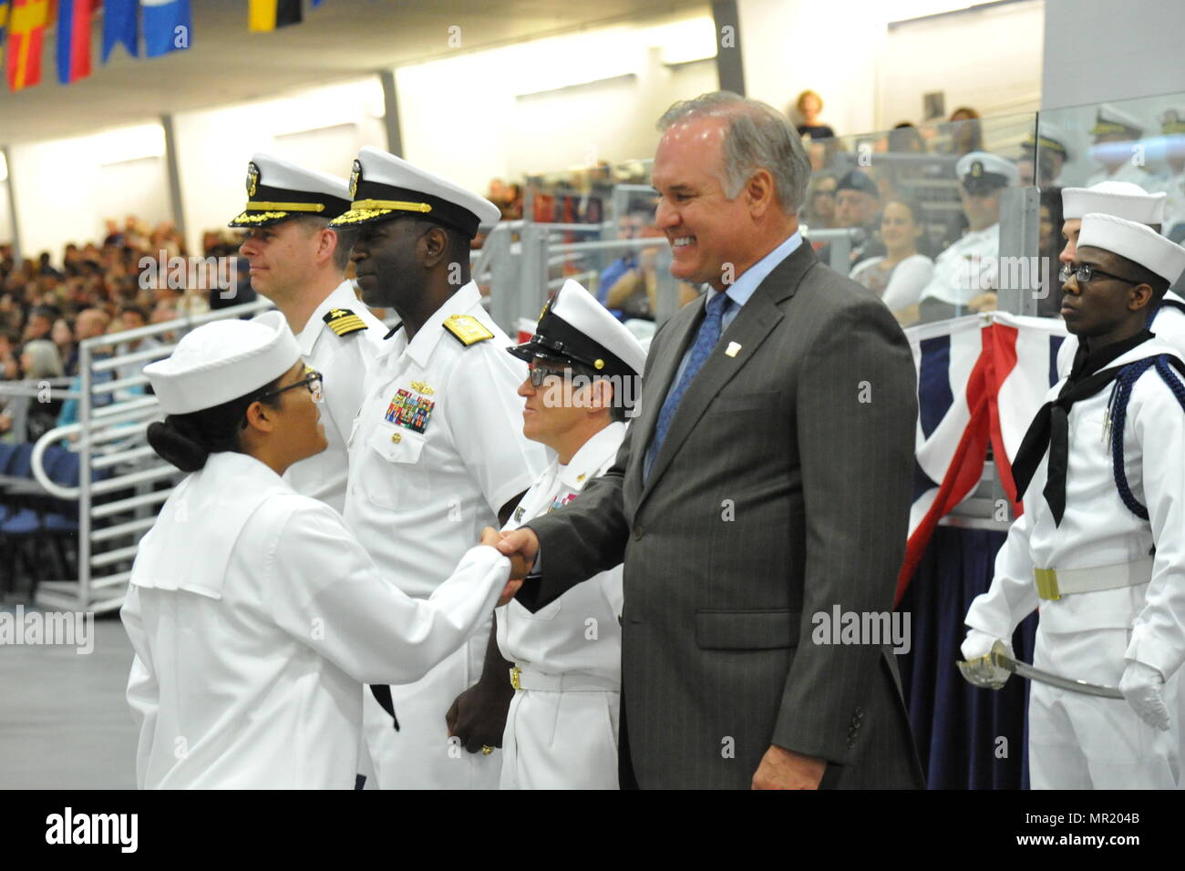 170428-N-CM124-303 GREAT LAKES, Il. (April. 28, 2017) Ryne Sandberg, a ...