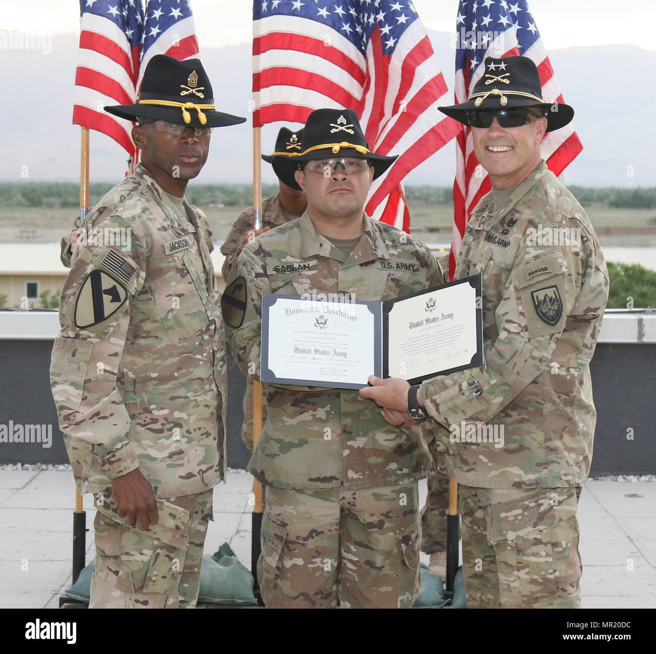 The 1st Cavalry Division Sustainment Brigade hosted a mass reenlistment ...