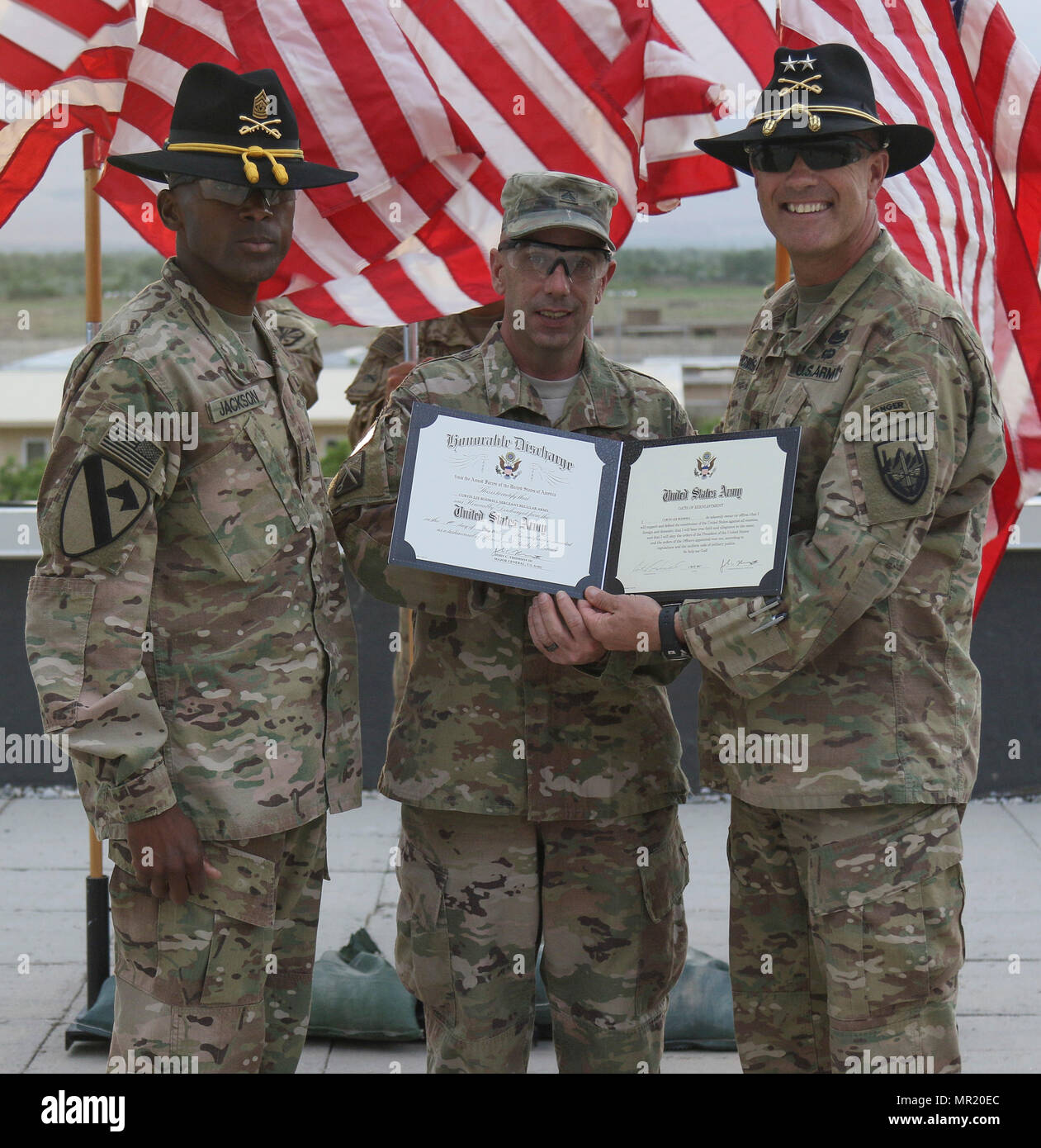 The 1st Cavalry Division Sustainment Brigade hosted a mass reenlistment ...