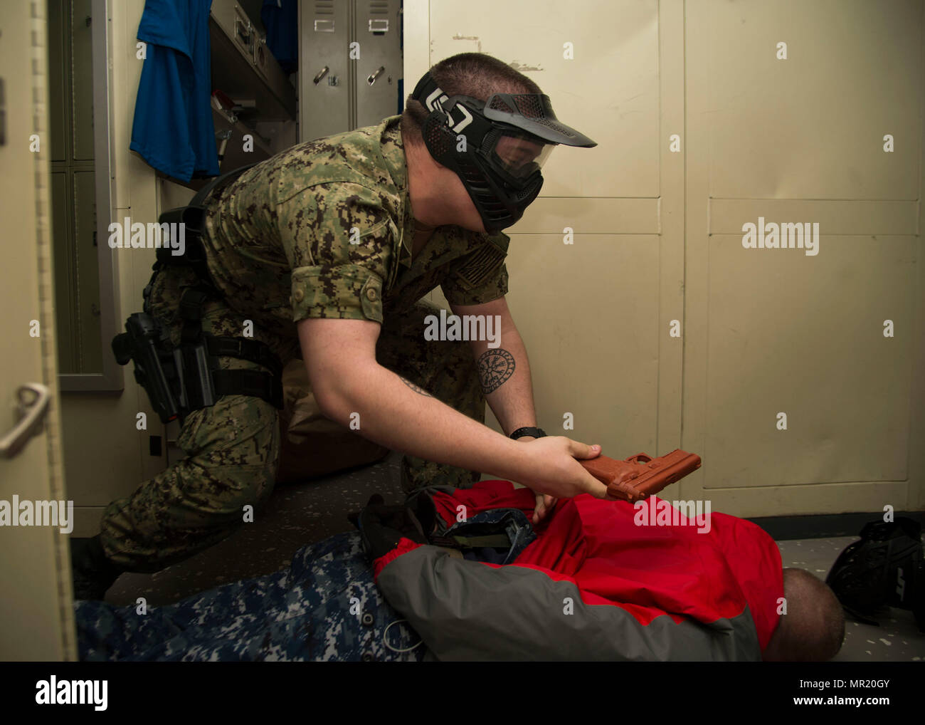 170501-N-EA547-032 NORFOLK, Va. (May 1, 2017) Master-at-Arms 3rd Class ...