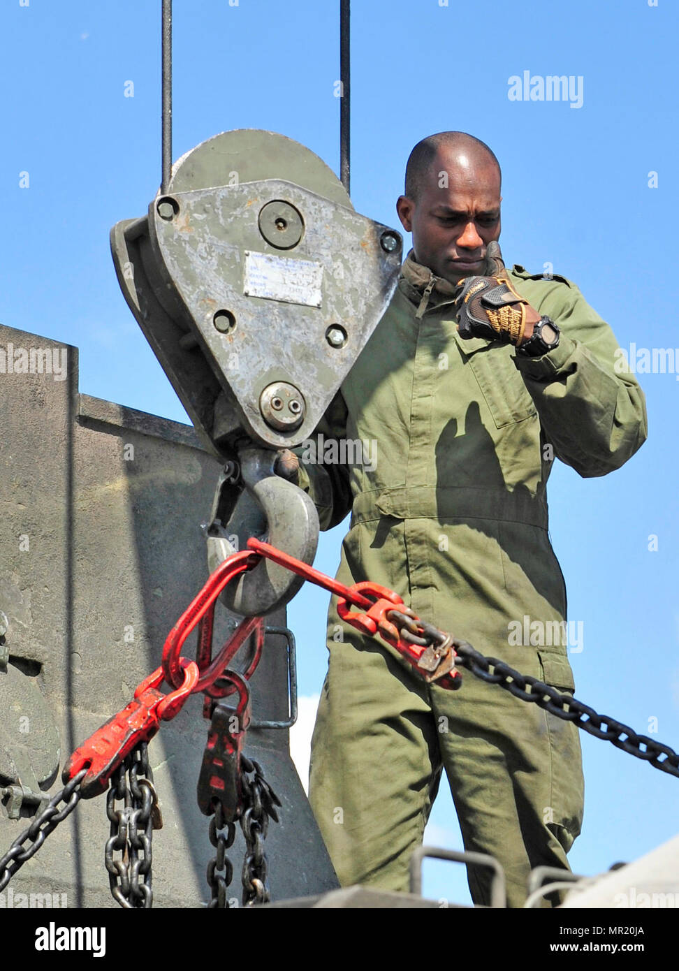 HOHENFELS, Germany - Lance Corp. Kaldon Smith, a mechanic with the ...