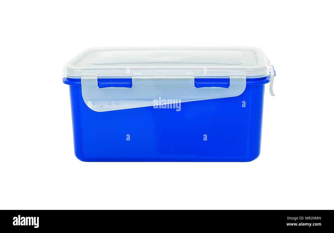 Plastic container for eating. Isolated on white background Stock Photo ...