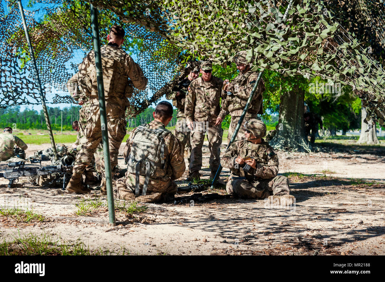 (FORT BENNING, Ga) – Members of the 3-71 Cav, 10th Mountain Division ...