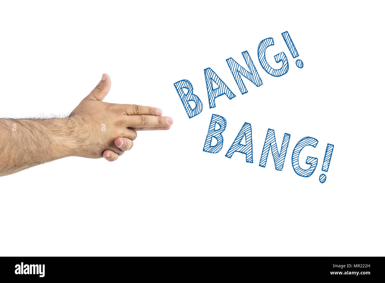 Finger shooting fire hi-res stock photography and images - Alamy