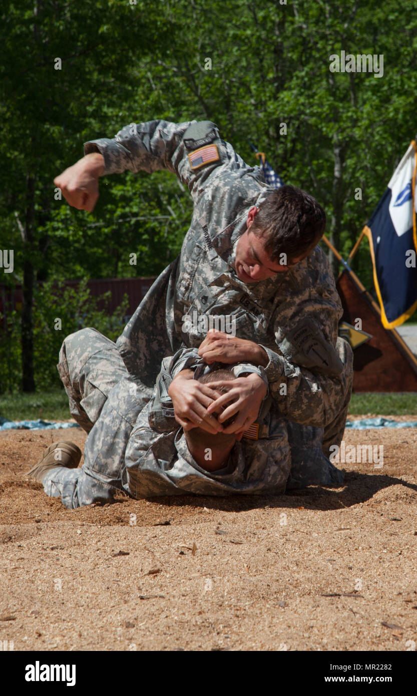 U.S. Army Rangers display their combative capabilities at the 5th ...
