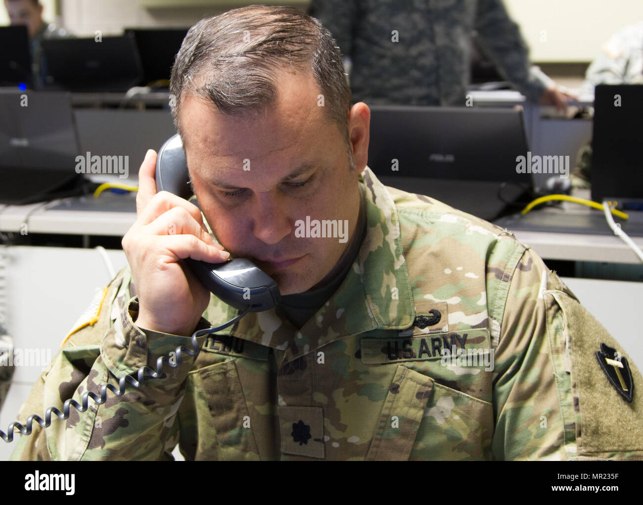 Lt. Col. Jeremy Sereno, a cyber operations chief of the Texas Army ...