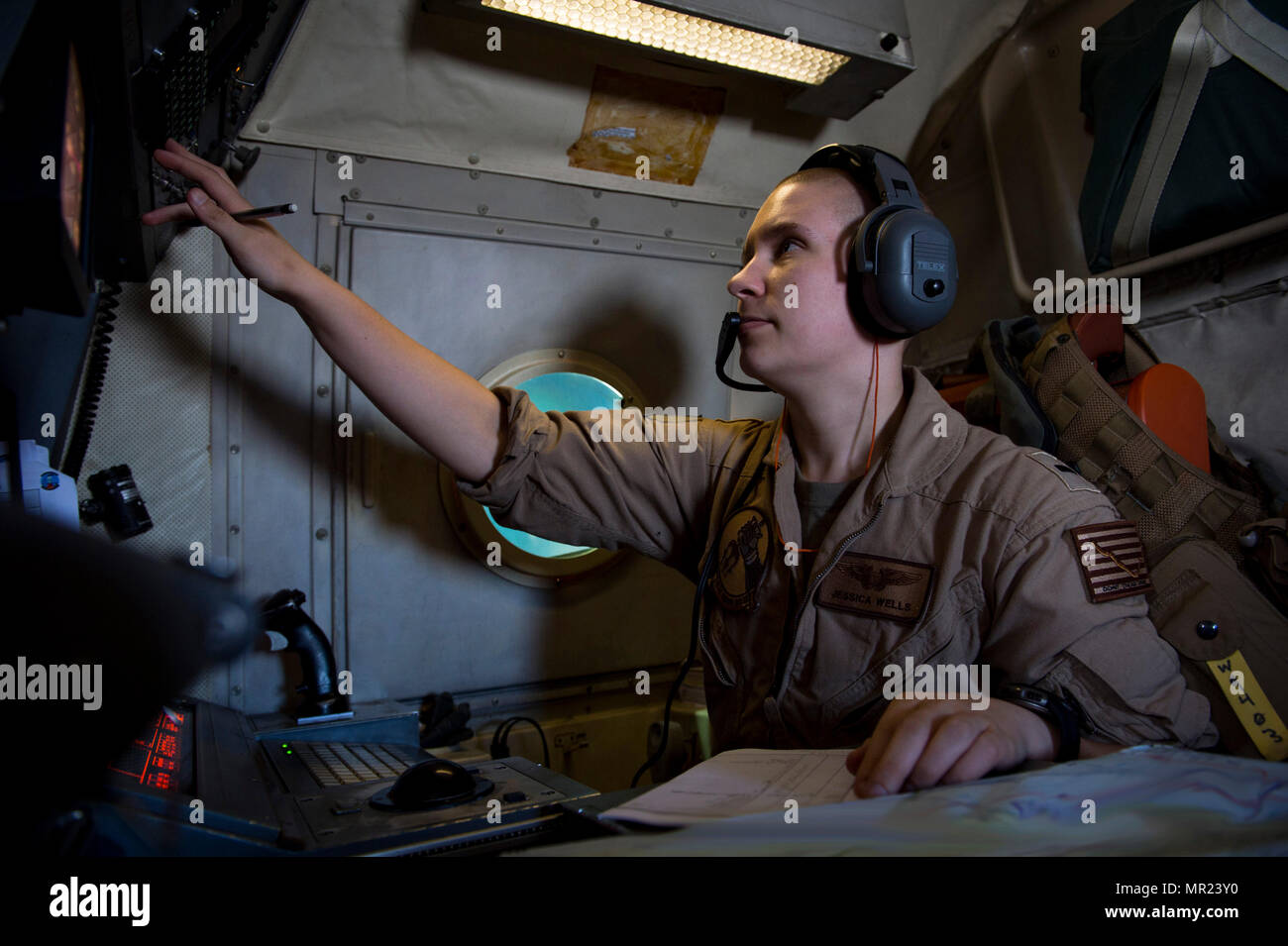 U.S. Navy Lieutenant Junior Grade Jessica Wells, a P-3C Orion Naval ...