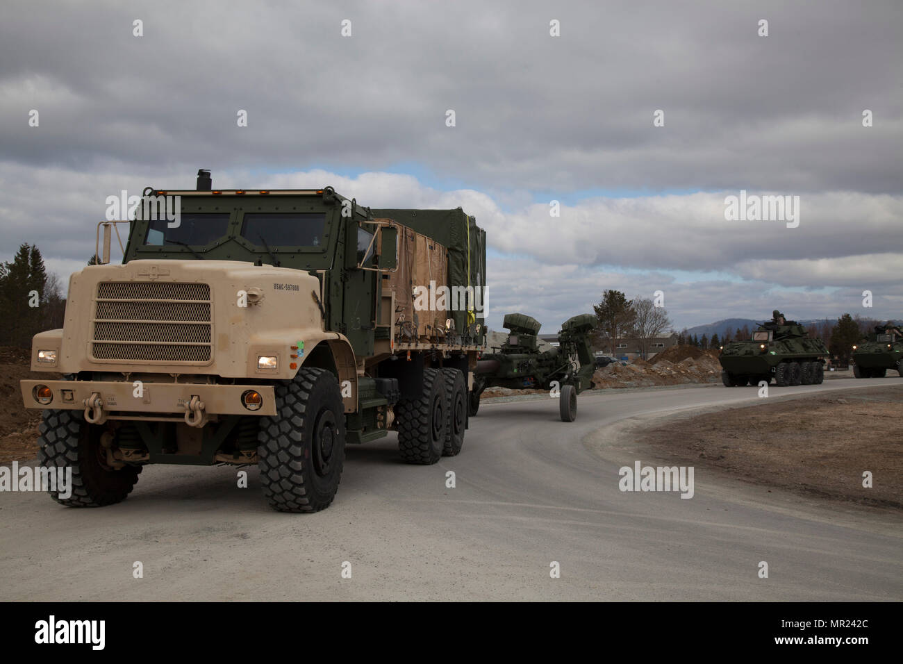 Marines with 2nd Transportation Support Battalion, Combat Logistics ...