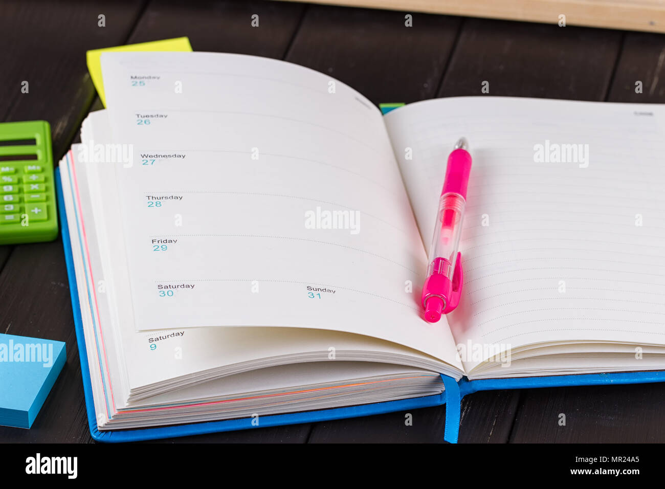 Open diary hi-res stock photography and images - Alamy