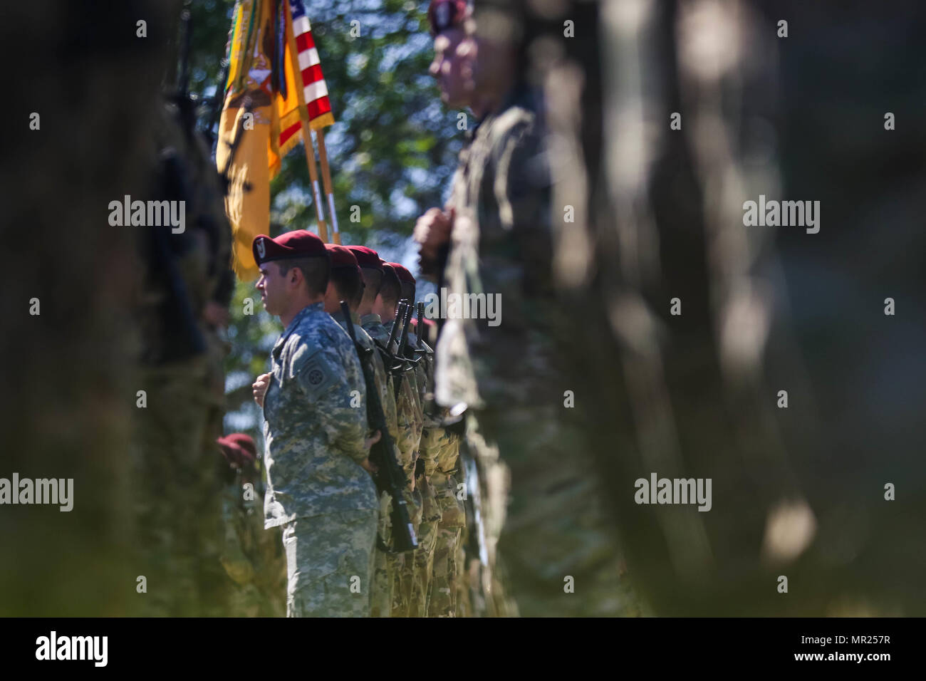 Troopers from the 1st Squadron, 17th Cavalry Regiment, 82nd Combat ...