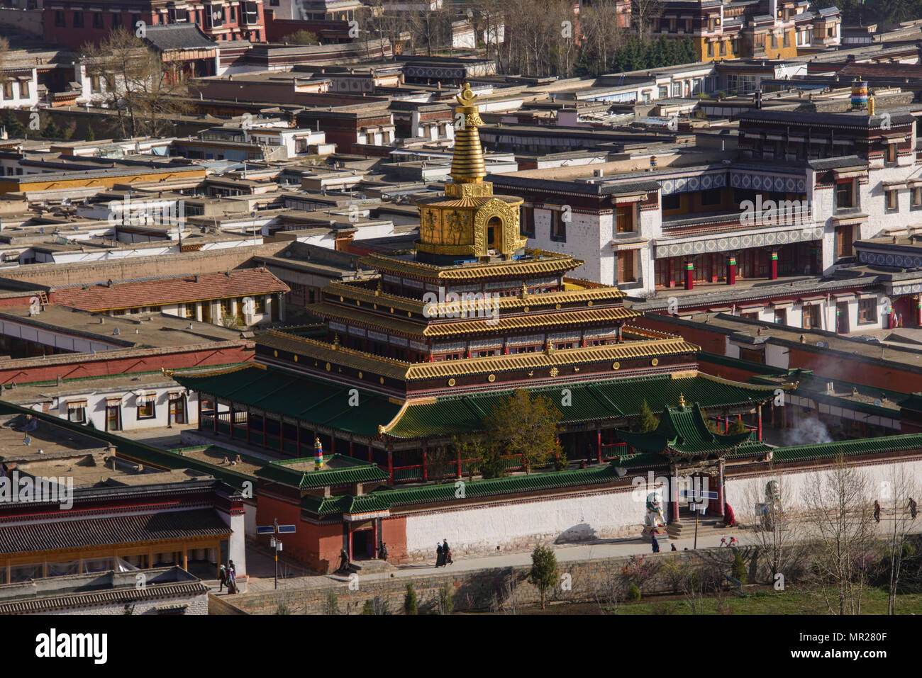 Labrang monastery architecture hi-res stock photography and images - Alamy