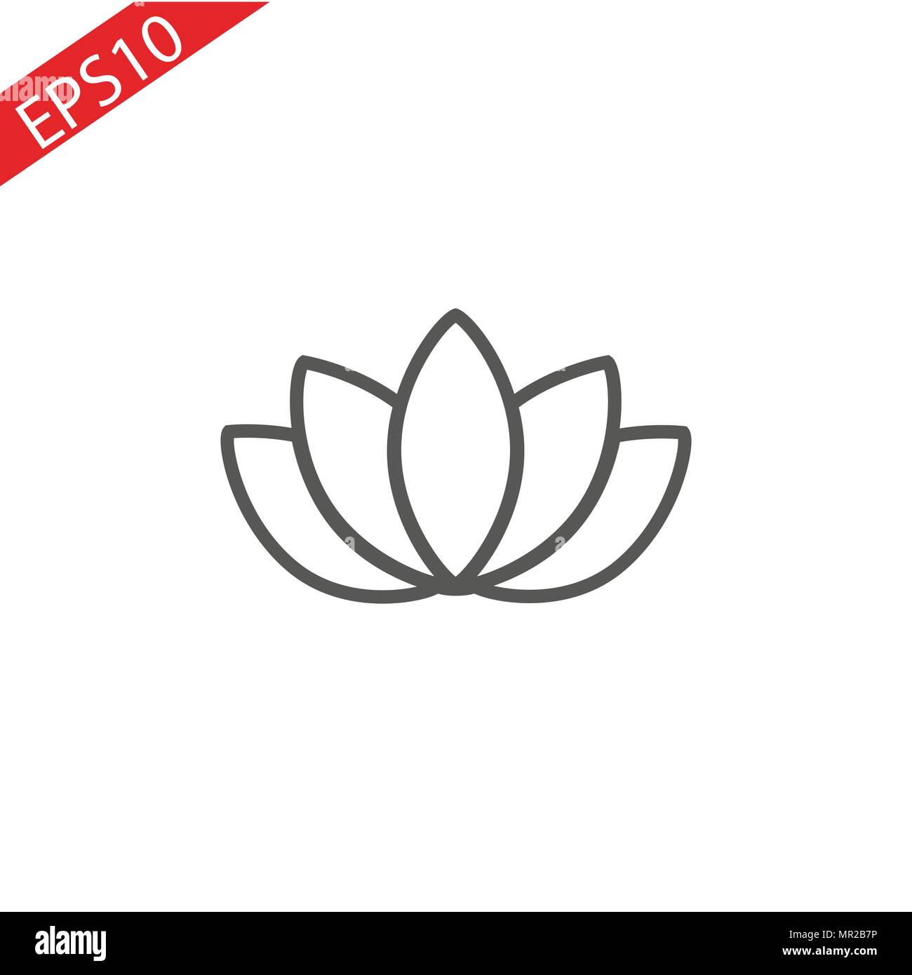 Lotos icon hi-res stock photography and images - Alamy