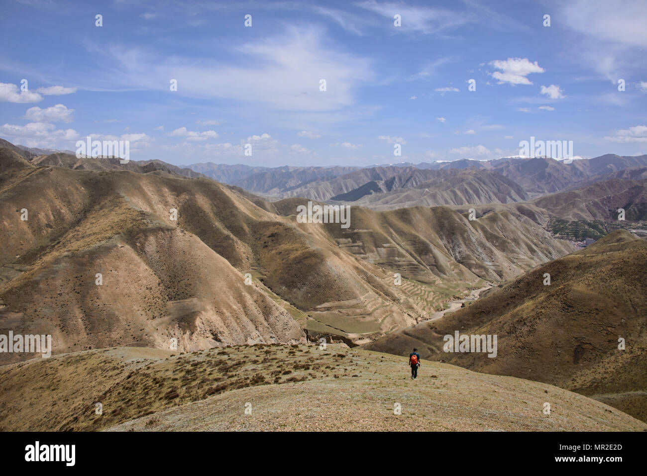 China xiahe sangke grasslands hi-res stock photography and images - Alamy