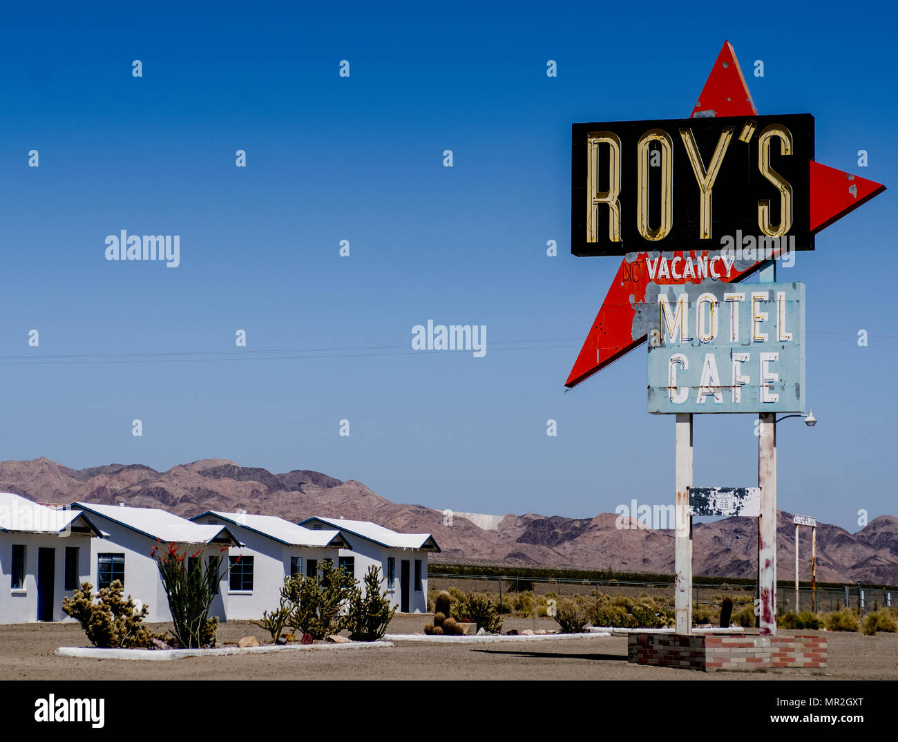 Route 66 amboy sign hi-res stock photography and images - Alamy