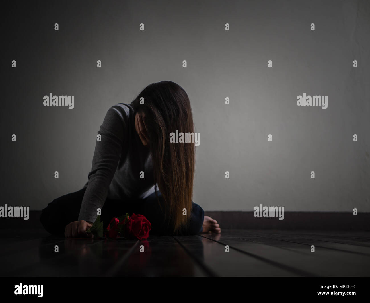 Sad Girl In Love Alone Crying