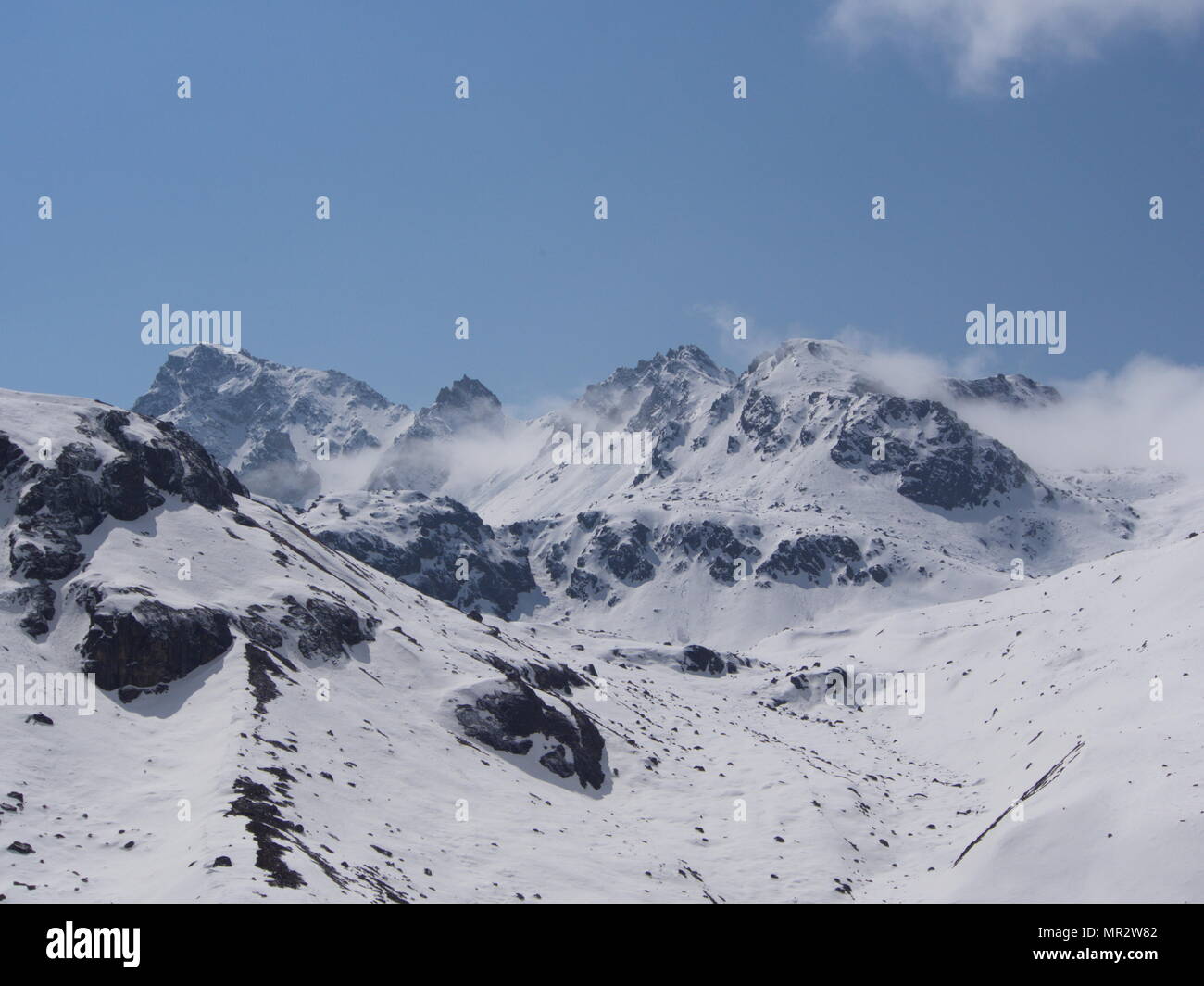 Sikkim zero point hi-res stock photography and images - Alamy