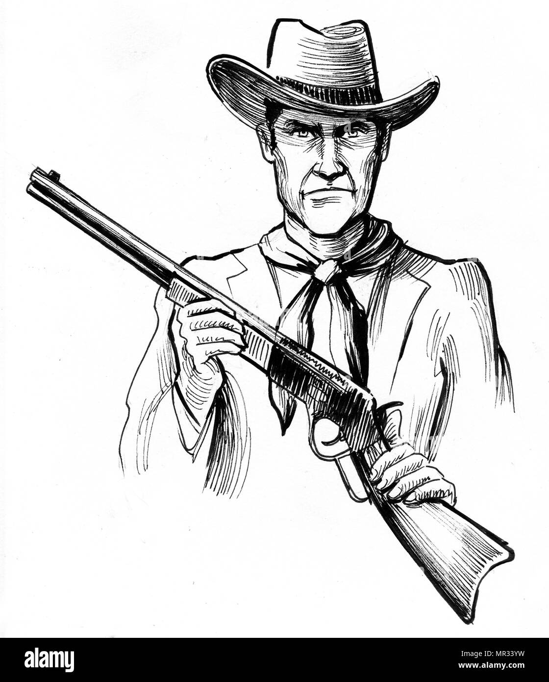 Black sheriff Cut Out Stock Images & Pictures - Alamy