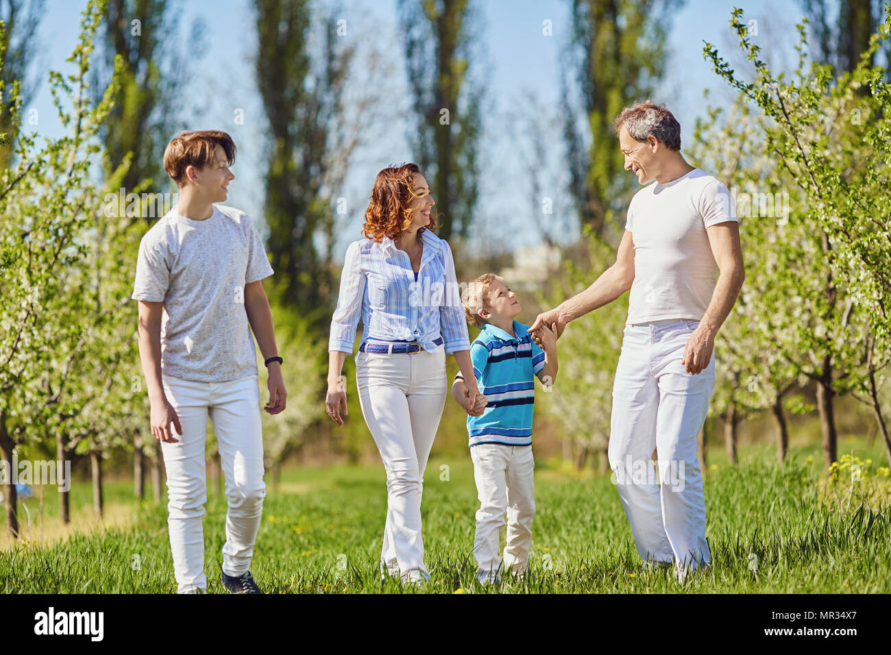 Spring children portrait hi-res stock photography and images - Alamy