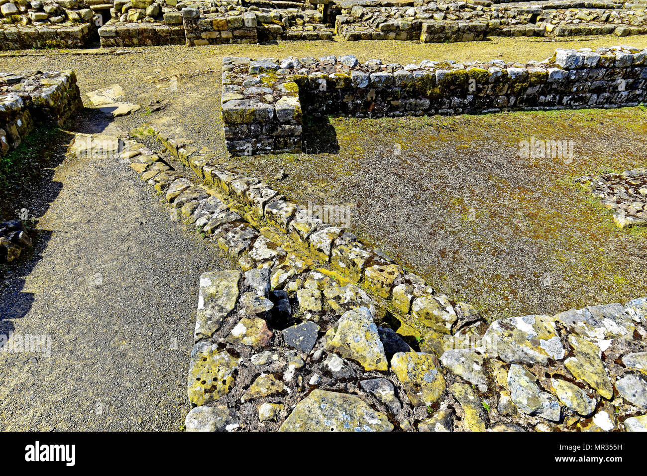 Vindolanda Roman Fort and Museum Northumberland living area and ...