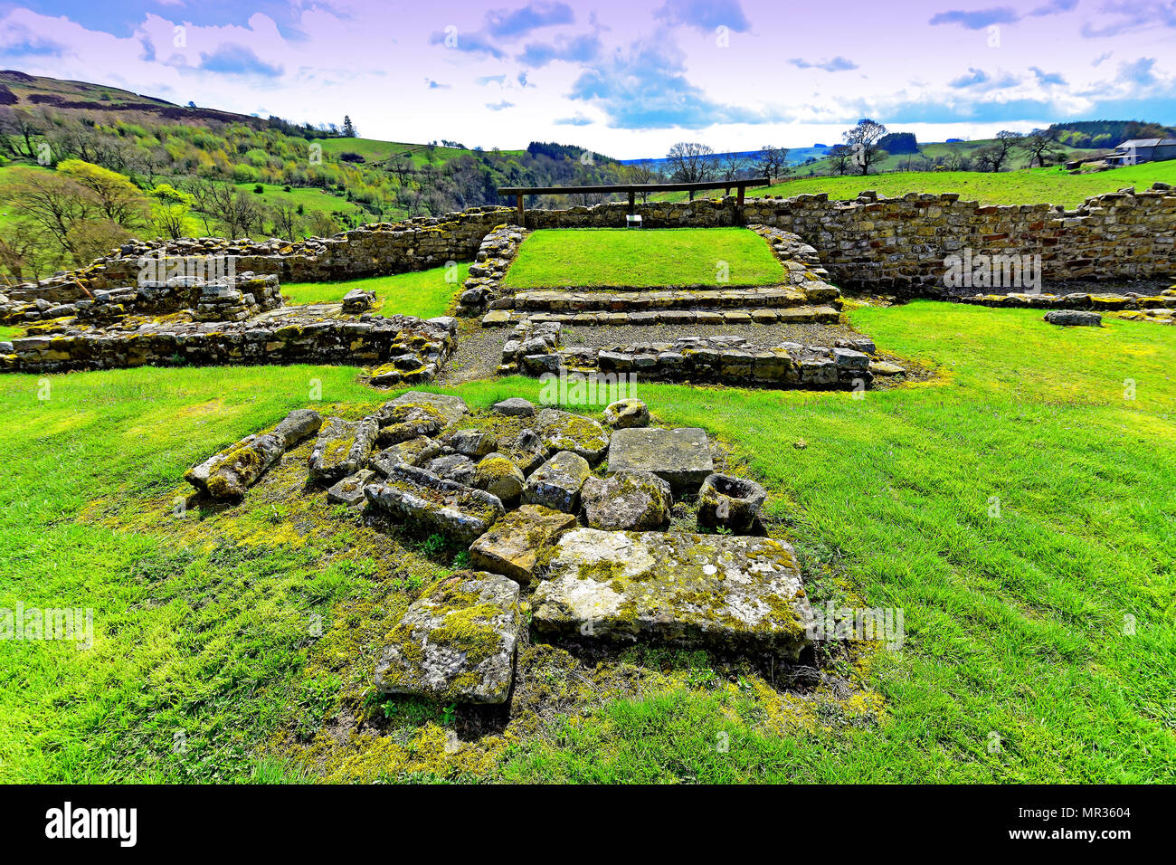 Vindolanda Roman Fort and Museum Northumberland fort tower and ...