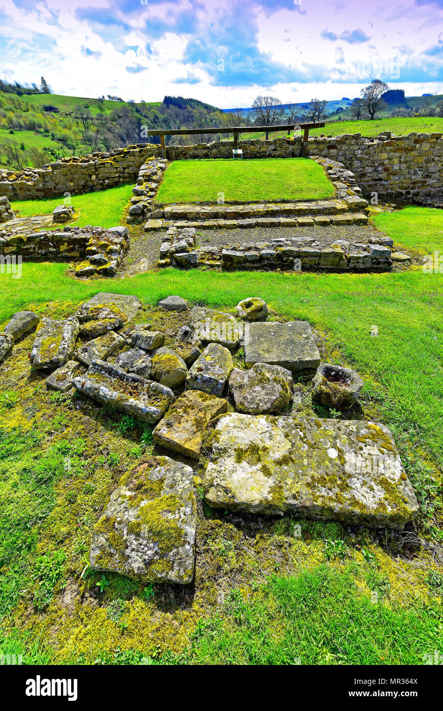 Vindolanda Roman Fort and Museum Northumberland fort tower and ...
