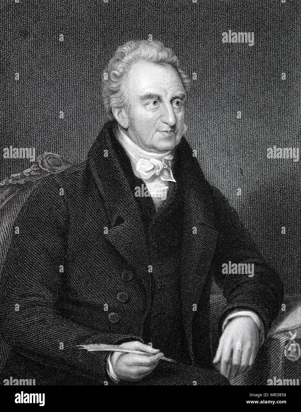 Portrait of William Roscoe (1753-1831) an English historian, leading ...