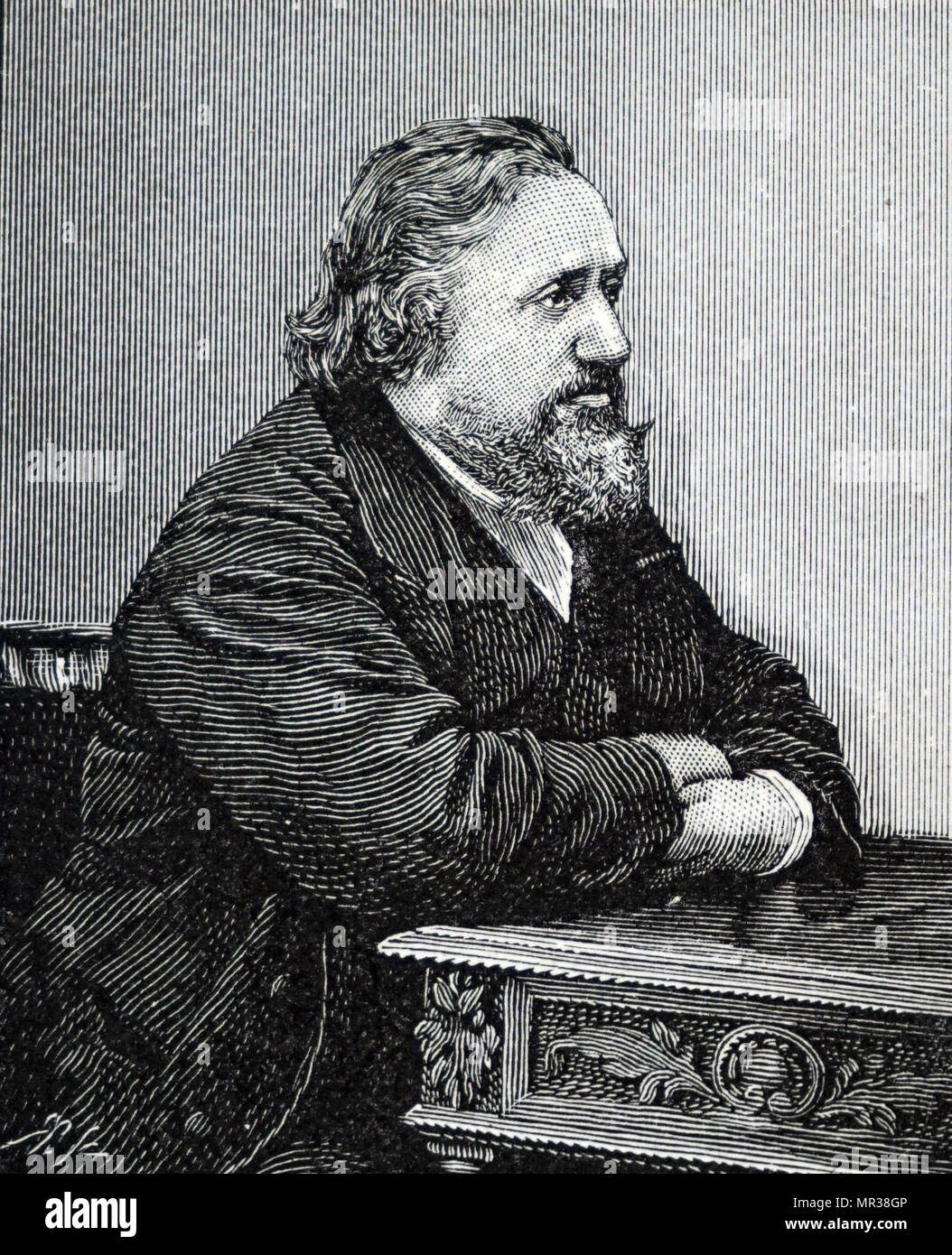 Portrait of Benjamin Ward Richardson (1828-1896) an eminent British ...