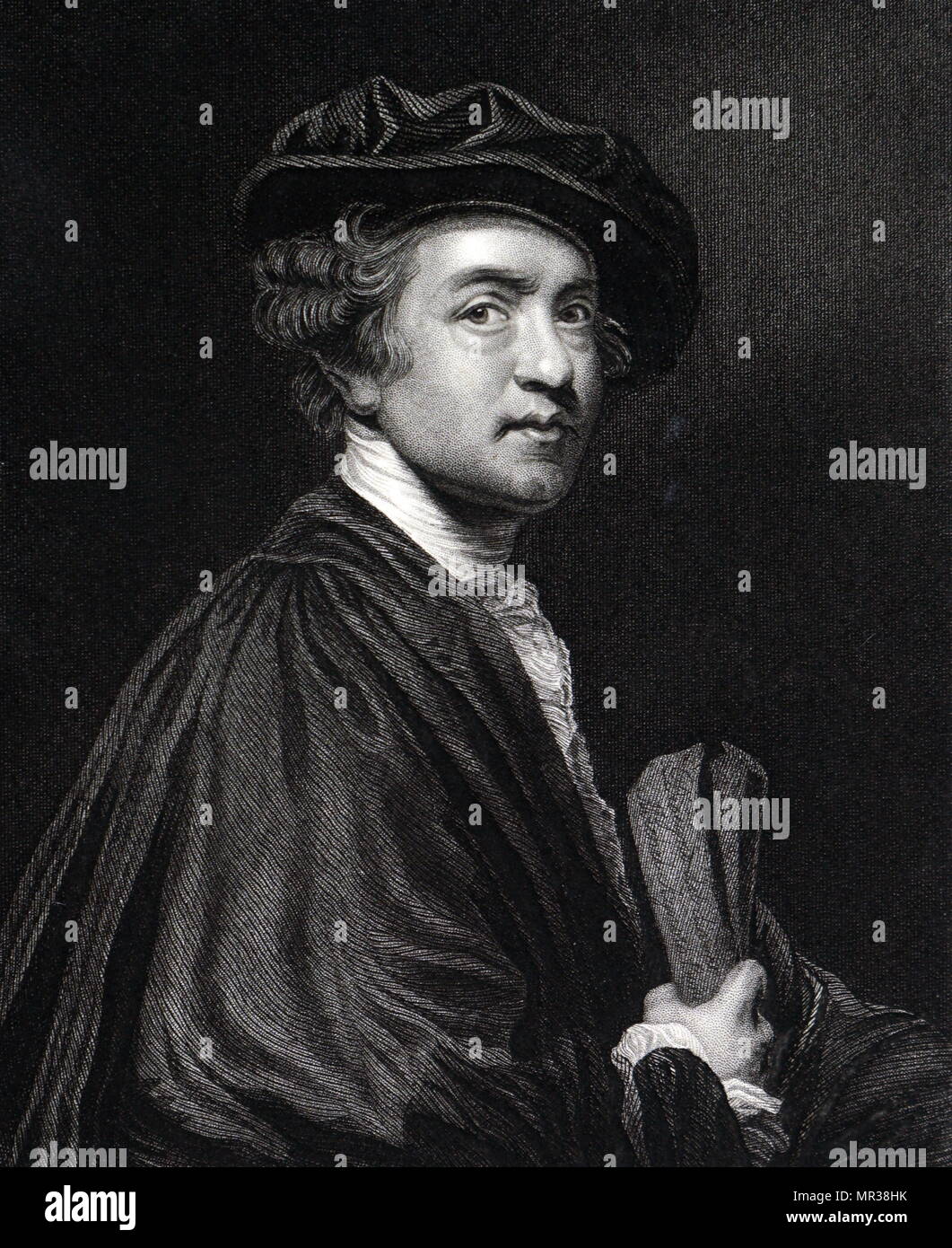 Portrait of Joshua Reynolds (1723-1792) an English painter ...