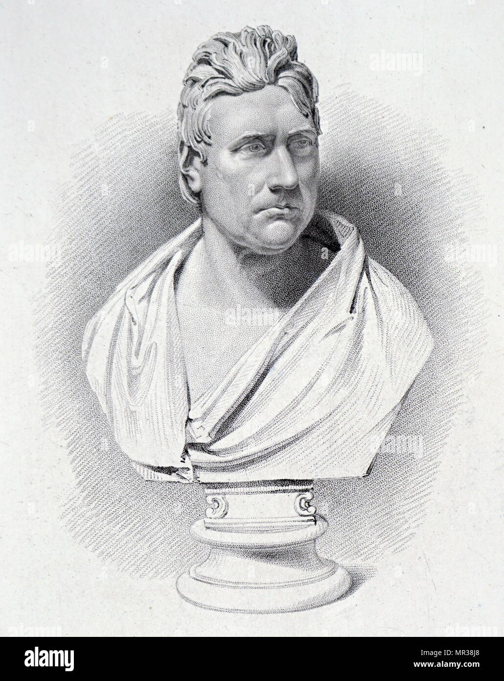 Bust of John Rennie the Elder (1761-1821) a Scottish civil engineer who ...