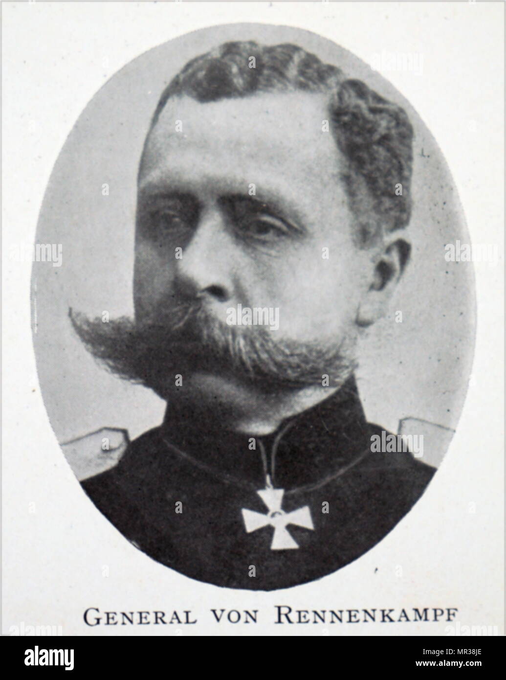 Photographic portrait of Paul von Rennenkampf (1854-1918) a Russian ...