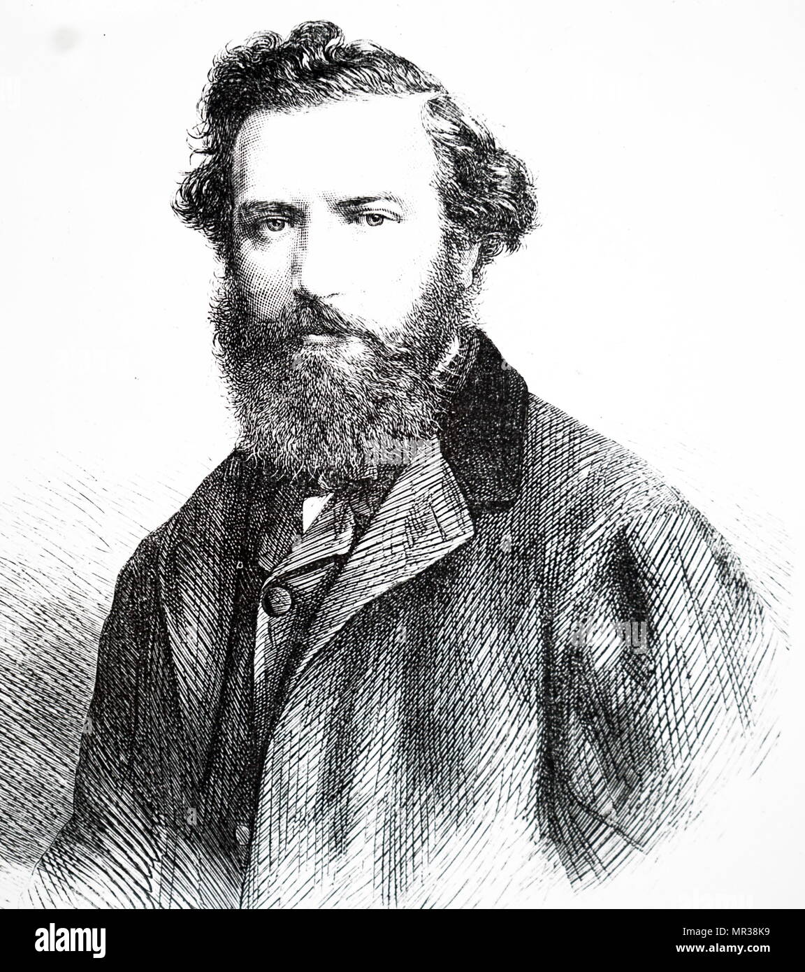 Portrait of Edward James Reed (1830-1906) a British naval architect ...