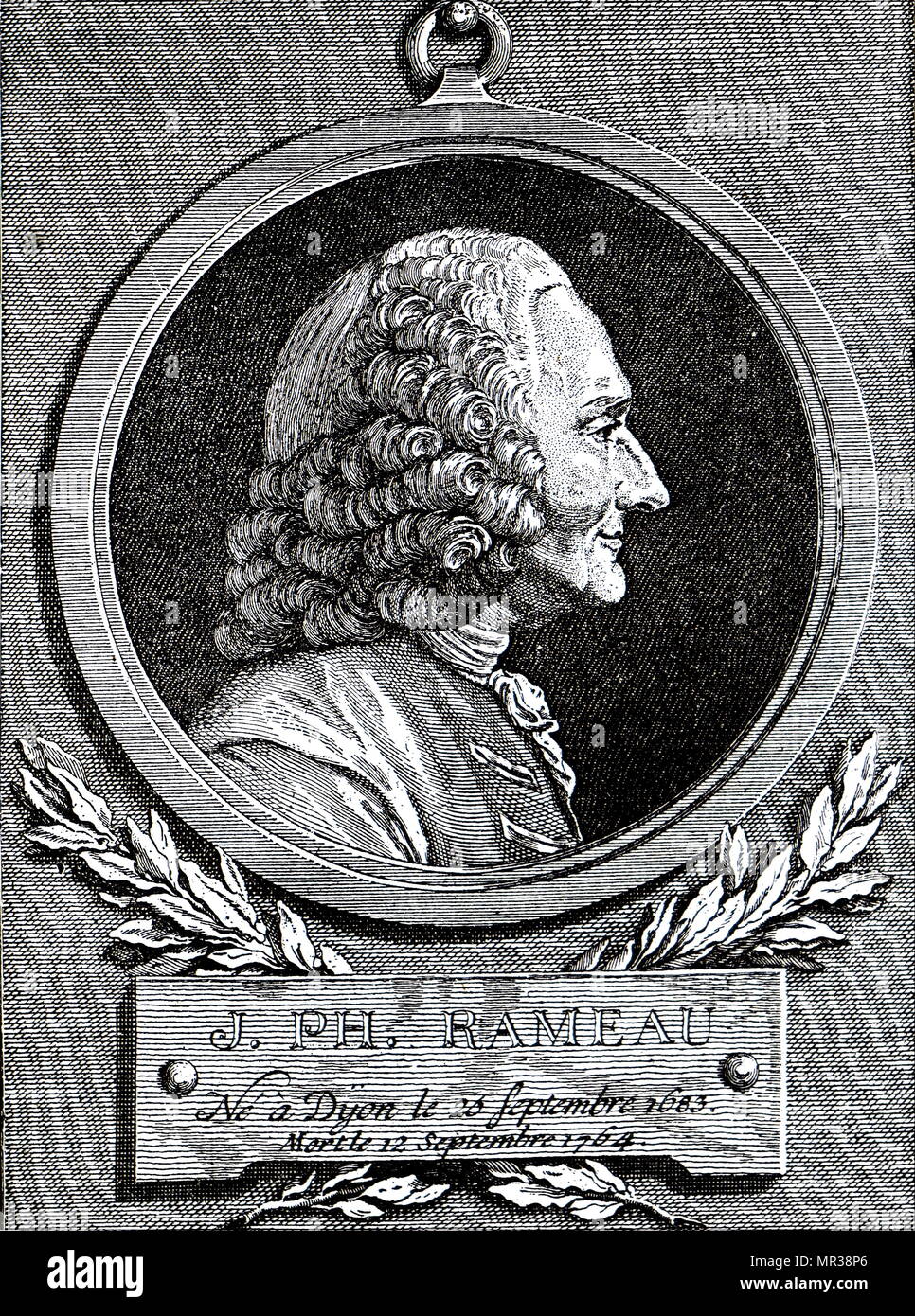 Portrait of Jean-Philippe Rameau (1683-1764) one of the most important ...