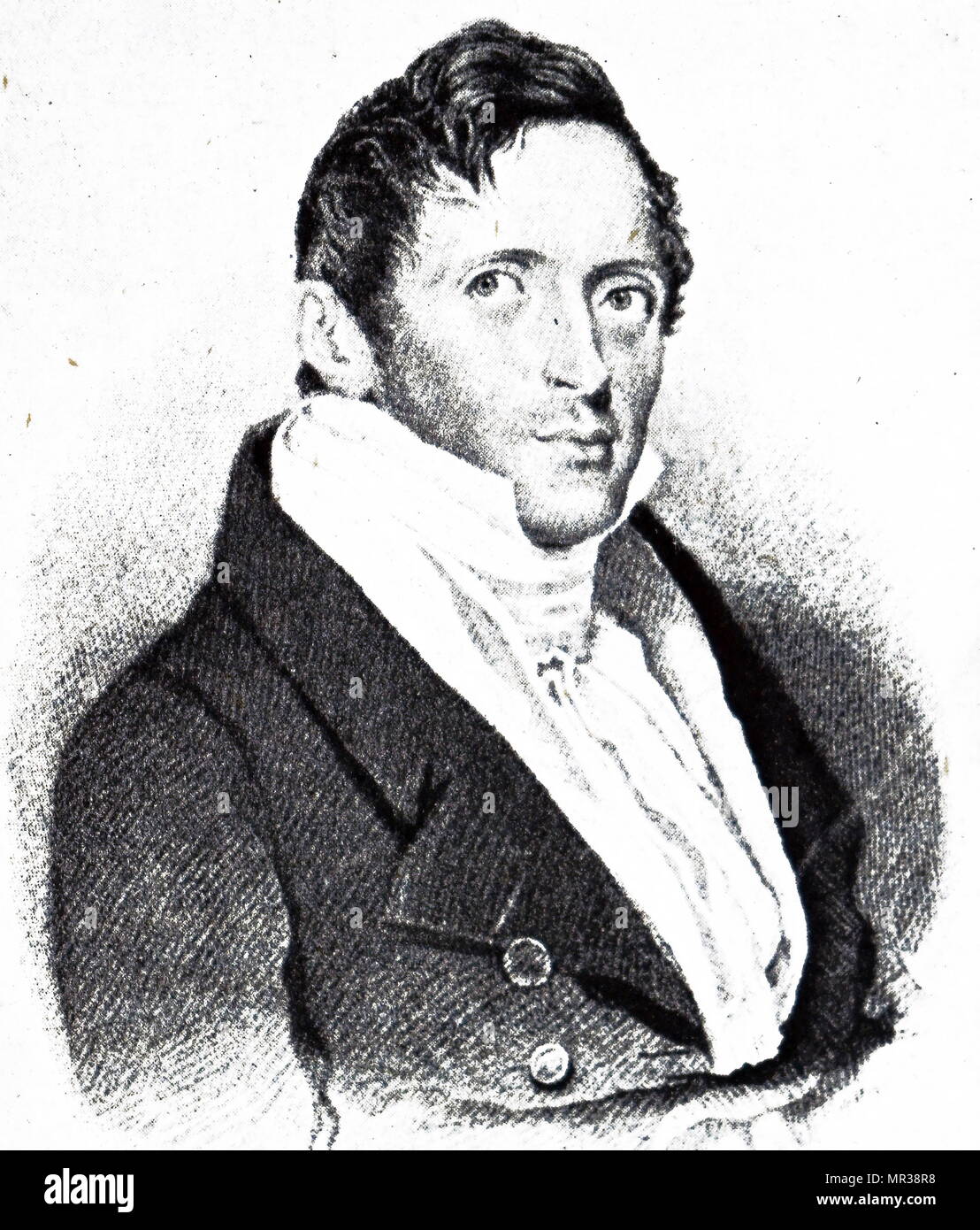 Portrait of Stamford Raffles (1781-1826) a British statesman ...