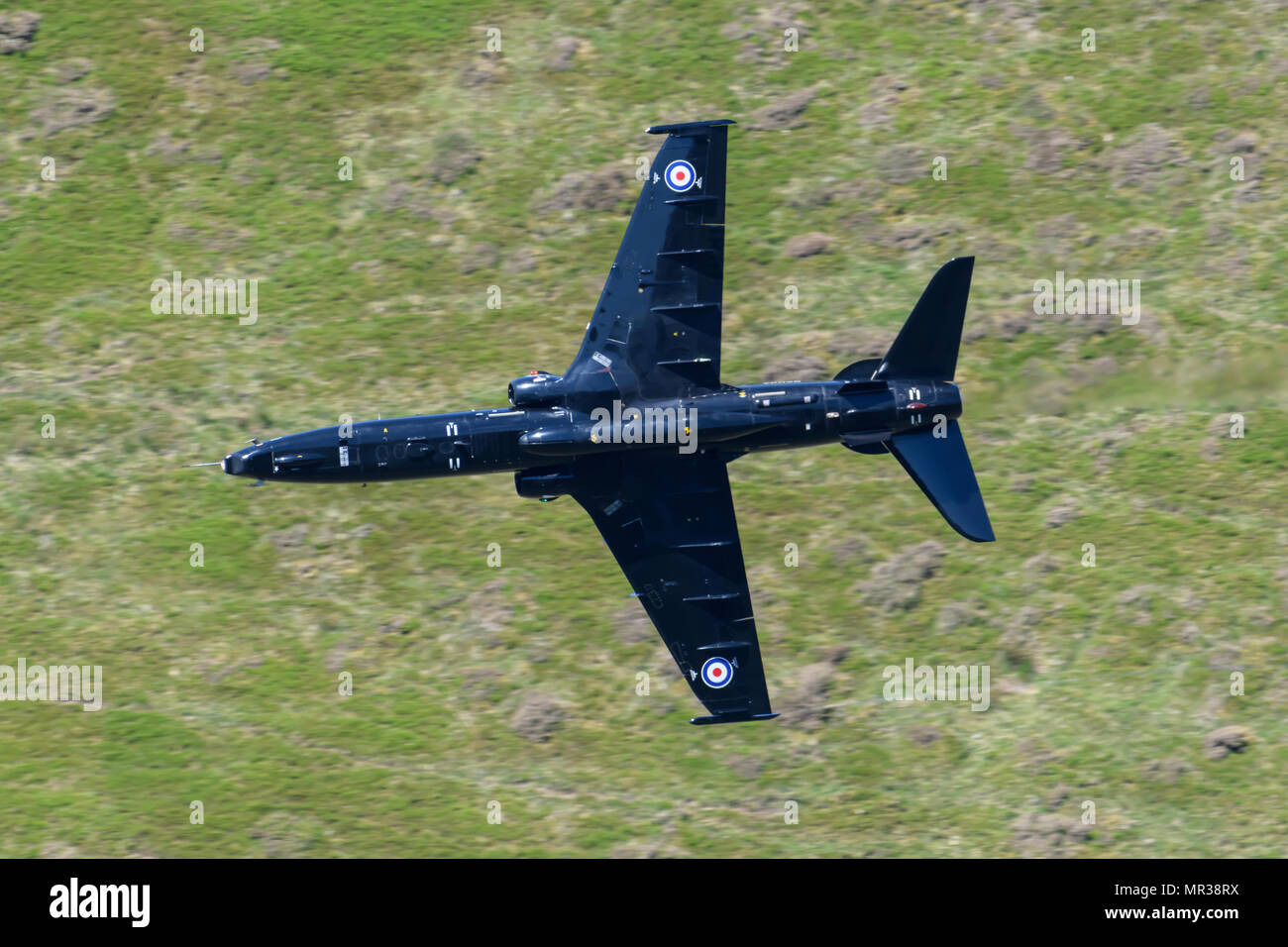 Hawk T2 flying through the Mack Loop Stock Photo - Alamy