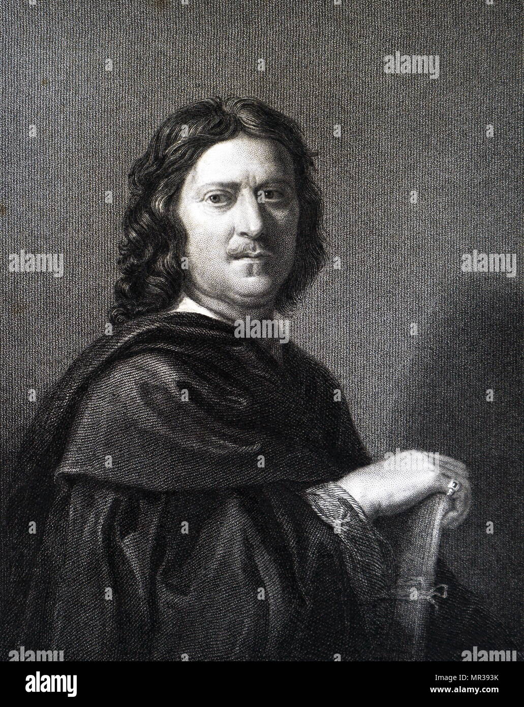 Portrait of Nicolas Poussin (1594-1665) the leading painter of the ...