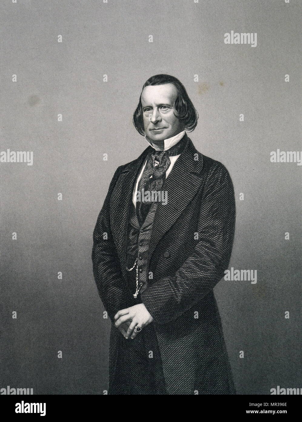Portrait of Samuel Phelps (1804-1878) an English actor and theatre ...