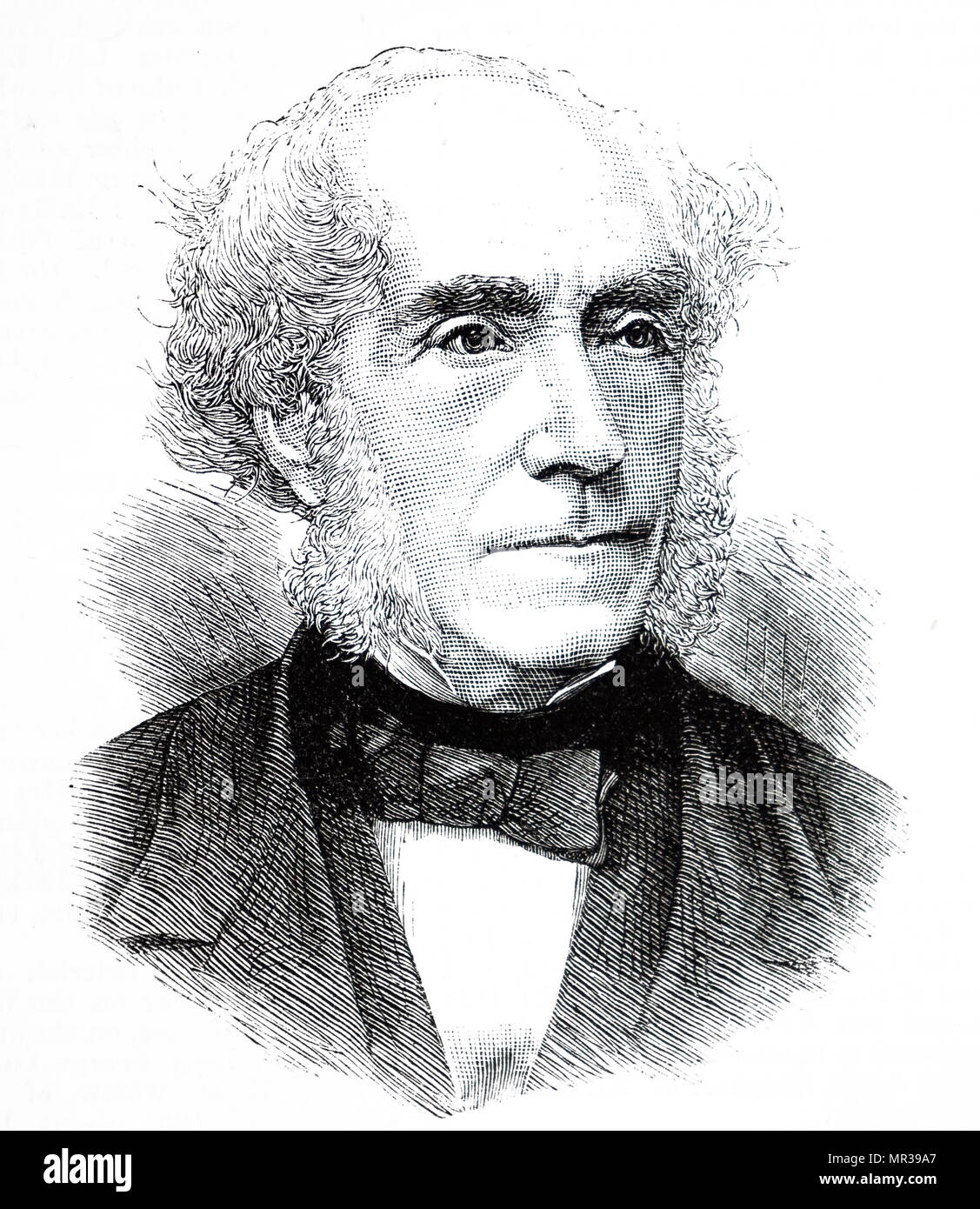 Portrait of Sir Henry Alfred Pitman (1808-1908) a British physician ...