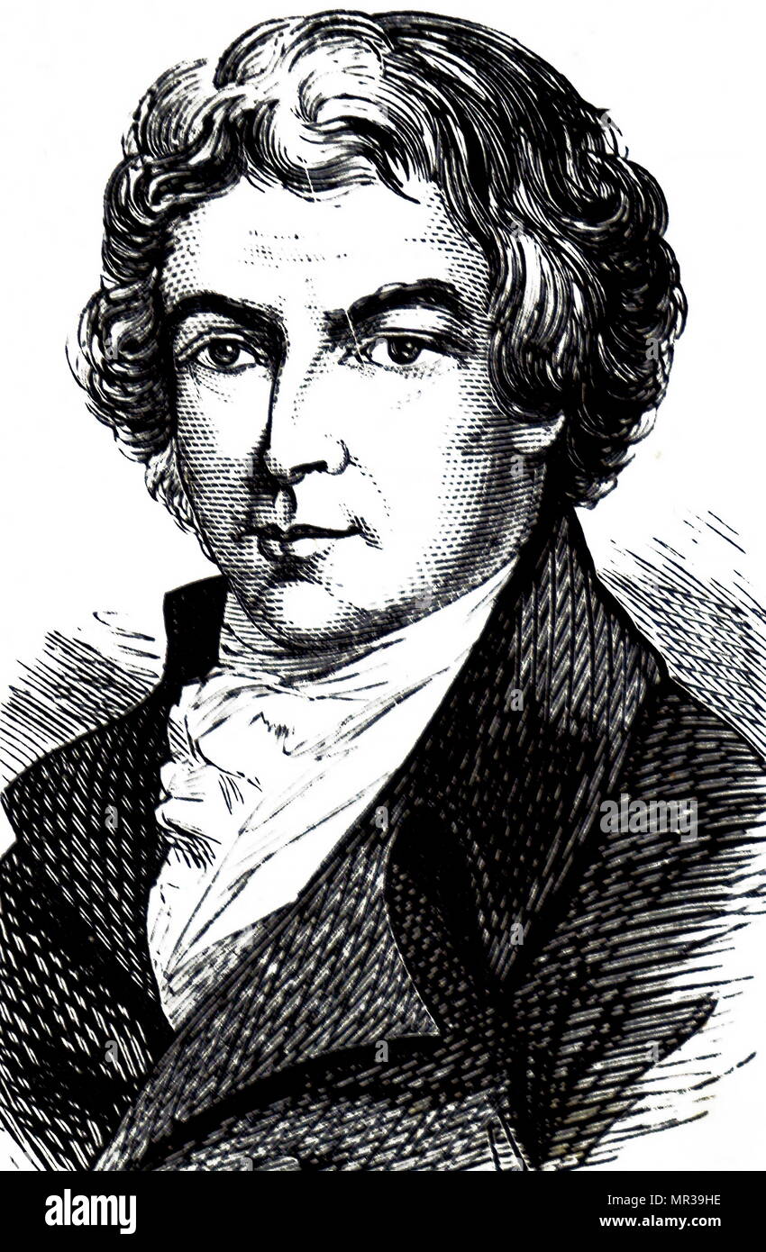 Portrait of James Perry (1756-1821) a British journalist and newspaper ...